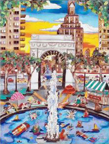 Linnea Pergola Limited Edition Giclée on Canvas: "Summer in NYC ...