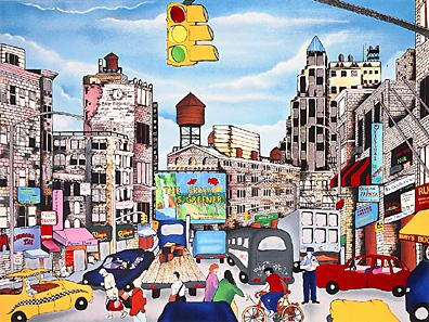 Linnea Pergola Limited Edition Serigraph on Paper: " The Grass is ...