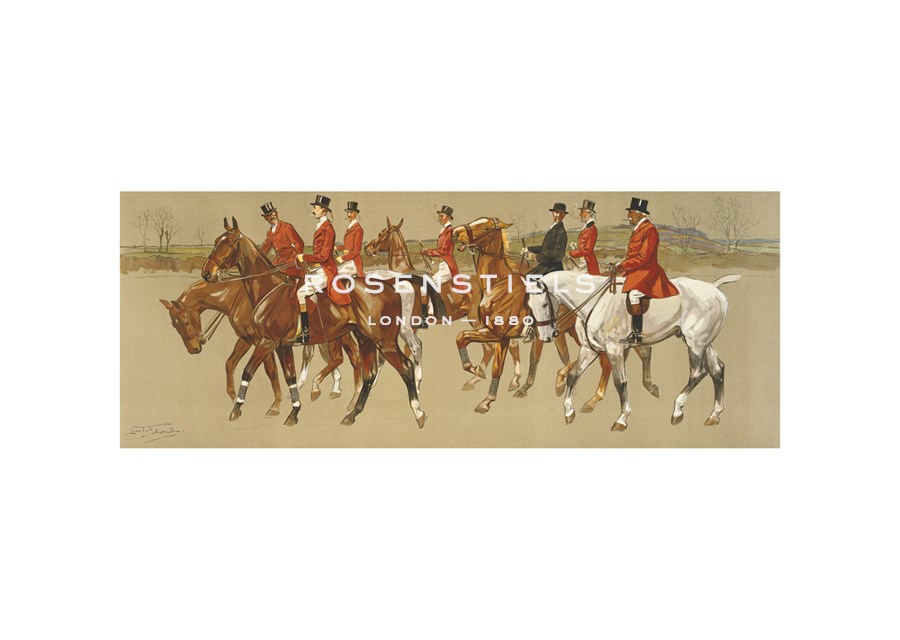 Lionel Edwards Hand Numbered Limited Edition Print on Paper :"On the ...