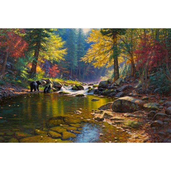 Mark Keathley Artist Hand Signed Limited Edition Embellished Canvas ...