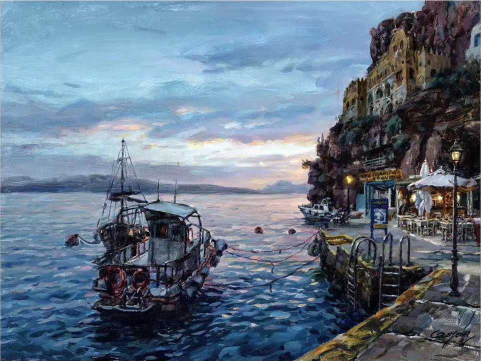 Cao Yong Hand Signed and Numbered Limited Edition H/E Canvas Giclee ...