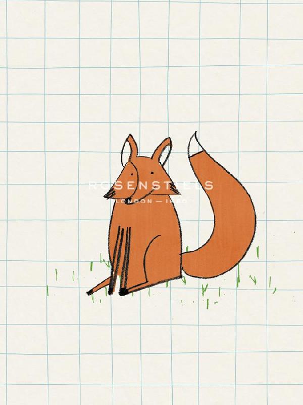 Lisa Stickley 30 x 40 in. Open Giclee Canvas:"Foxy Fox" - Lisa Stickley