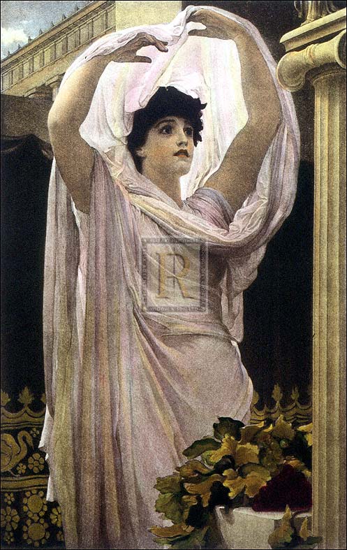 Lord Frederic Leighton Artist Hand Colored Copper Plate Printed Atelier ...