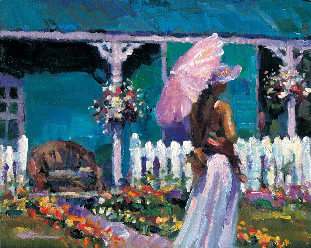 Louis L. Stephenson Limited Edition Museum Quality Giclée: "Pink ...