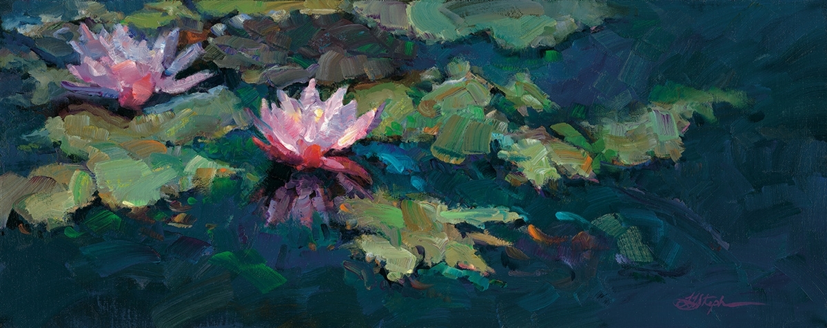 Louis L. Stephenson Limited Edition Museum Quality Giclée: "Water Lily ...