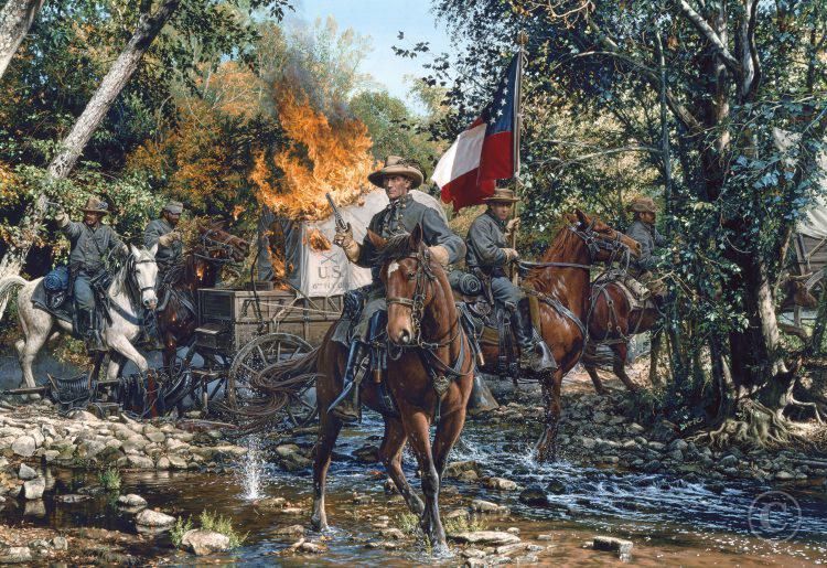 John Paul Strain Hand Signed and Numbered Limited Edition Canvas:"Fire ...