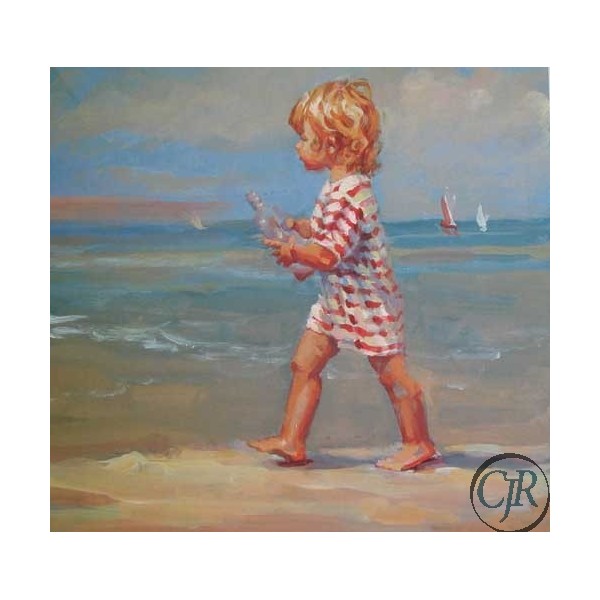 Lucelle Raad Offset Lithograph on Paper:"Walkabout" - Lucelle Raad