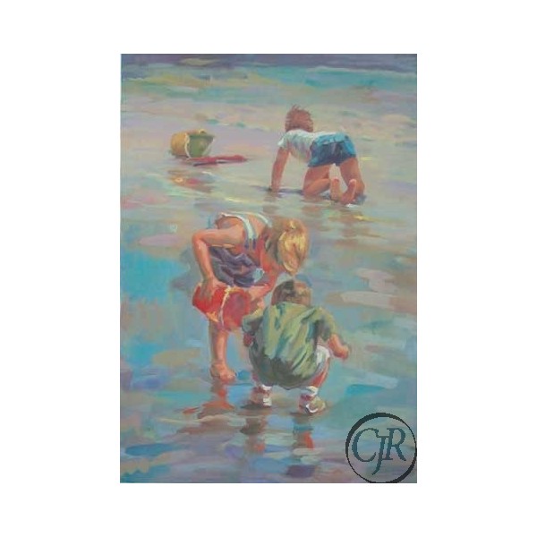 Lucelle Raad Serigraph on Paper:"Low Tide" - Lucelle Raad