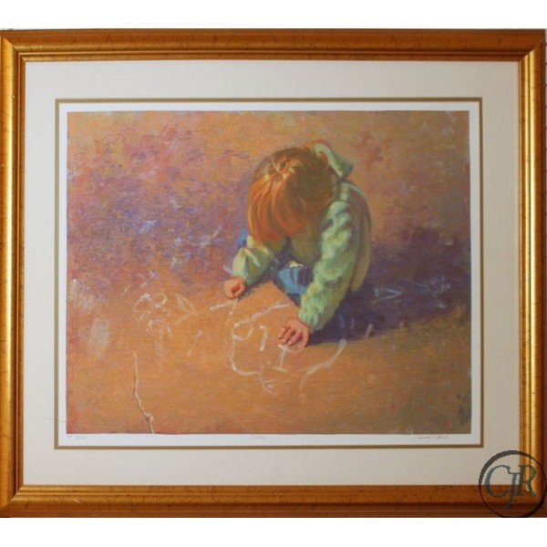 Lucelle Raad Serigraph on Paper:"Scribbles" - Lucelle Raad