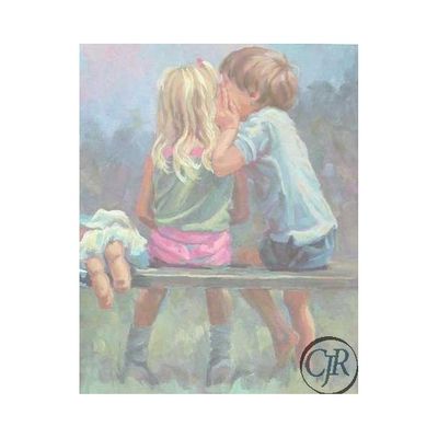 Lucelle Raad Serigraph on Paper:"Secrets" - Lucelle Raad