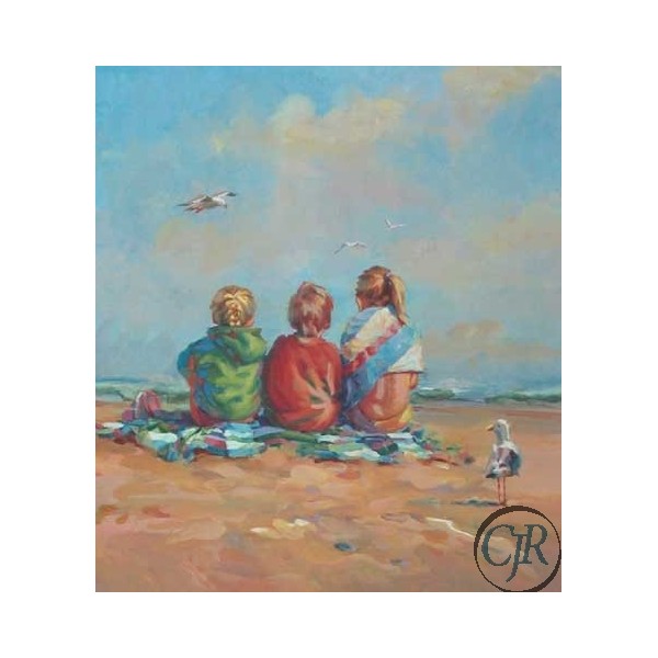 Lucelle Raad Serigraph on Paper:"Summer's End" - Lucelle Raad