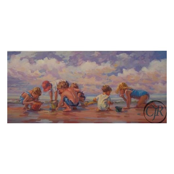 Lucelle Raad Serigraph on Paper:"Teamwork" - Lucelle Raad