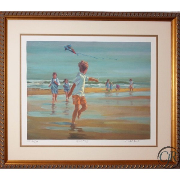 Lucelle Raad Serigraph on Paper:"Up and Away" - Lucelle Raad