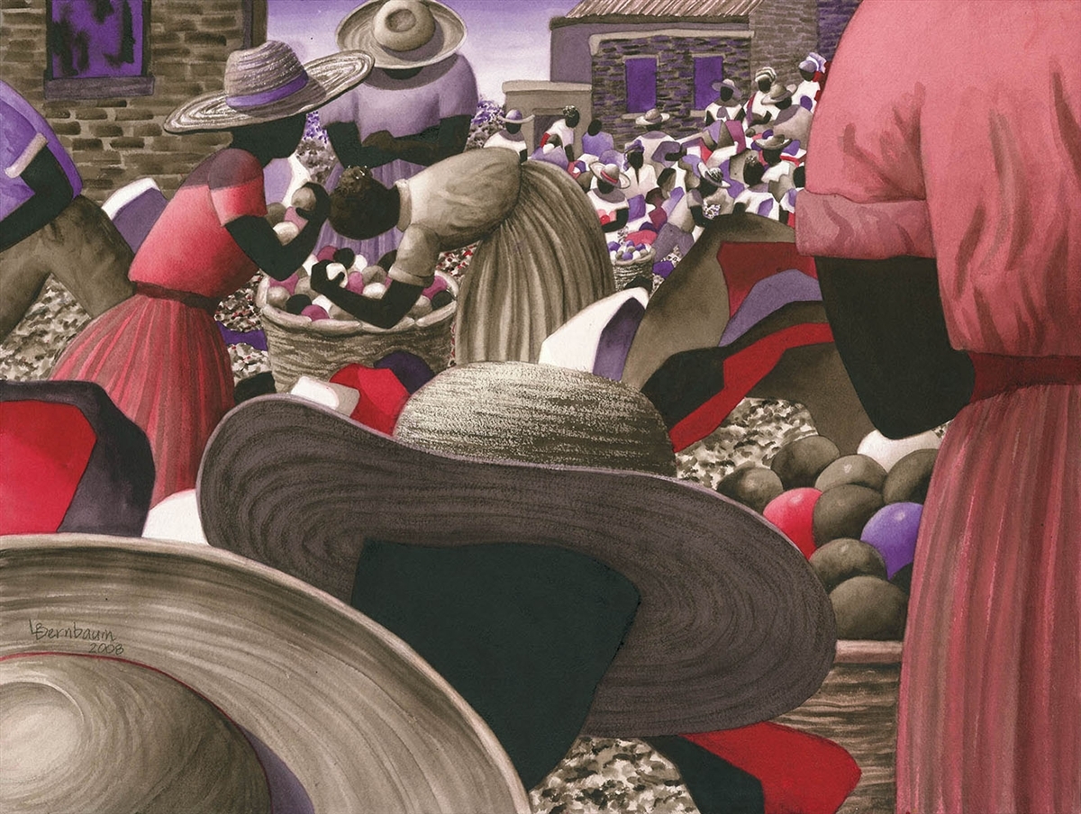 Lynne Bernbaum Limited Edition Museum Quality Giclée: "Marche ...