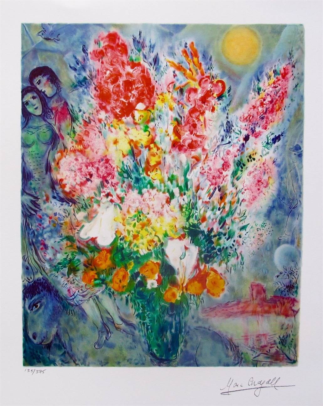 Marc Chagall Facsimile Signed Limited Edition Giclee Marc Chagall