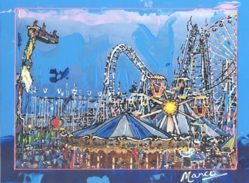 Marco Mark Limited Edition Mixed Media: "Untitled" - Marco Mark