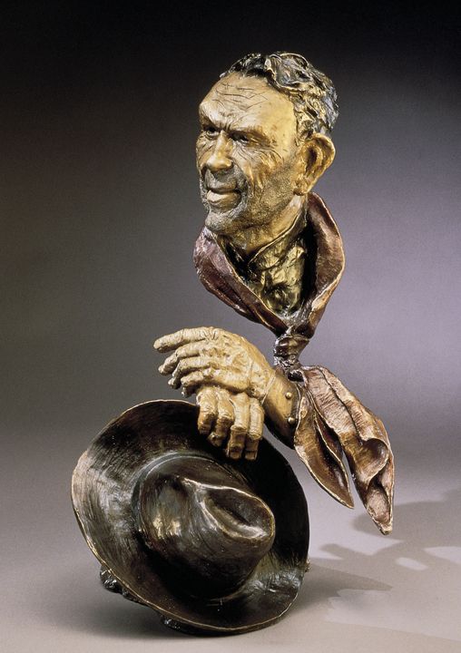 Mark Hopkins Limited Edition Bronze Sculpture:"Day's Work" - Historical