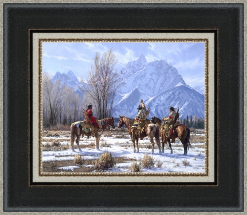 Martin Grelle 22 x 26 Canvas Giclee Art:"Eagle Prayer" - Martin Grelle