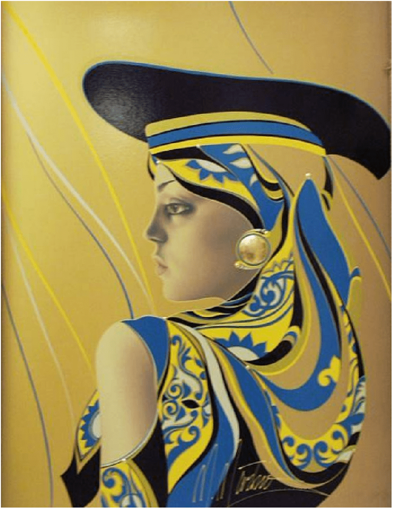 Martin Martiros Artist Signed Limited Edition Serigraph on paper:"A La ...