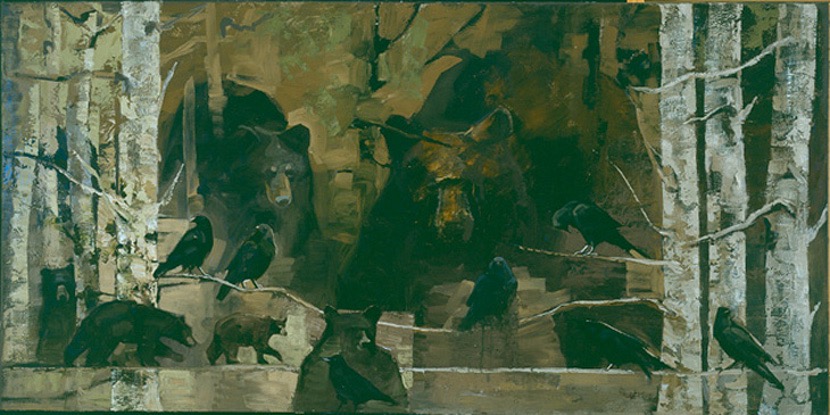 Mary Roberson Artist Signed Museum Edition 36x72 Canvas Giclee: "The ...