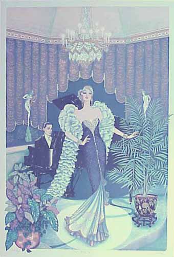 Mary Vickers Limited Edition Mixed Media Lithograph:"Keep Loving Me ...