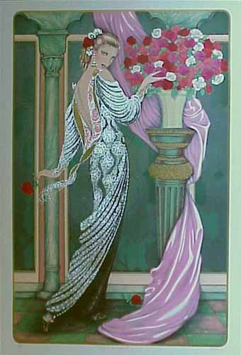 Mary Vickers Limited Edition Mixed Media Lithograph:"Midnight ...