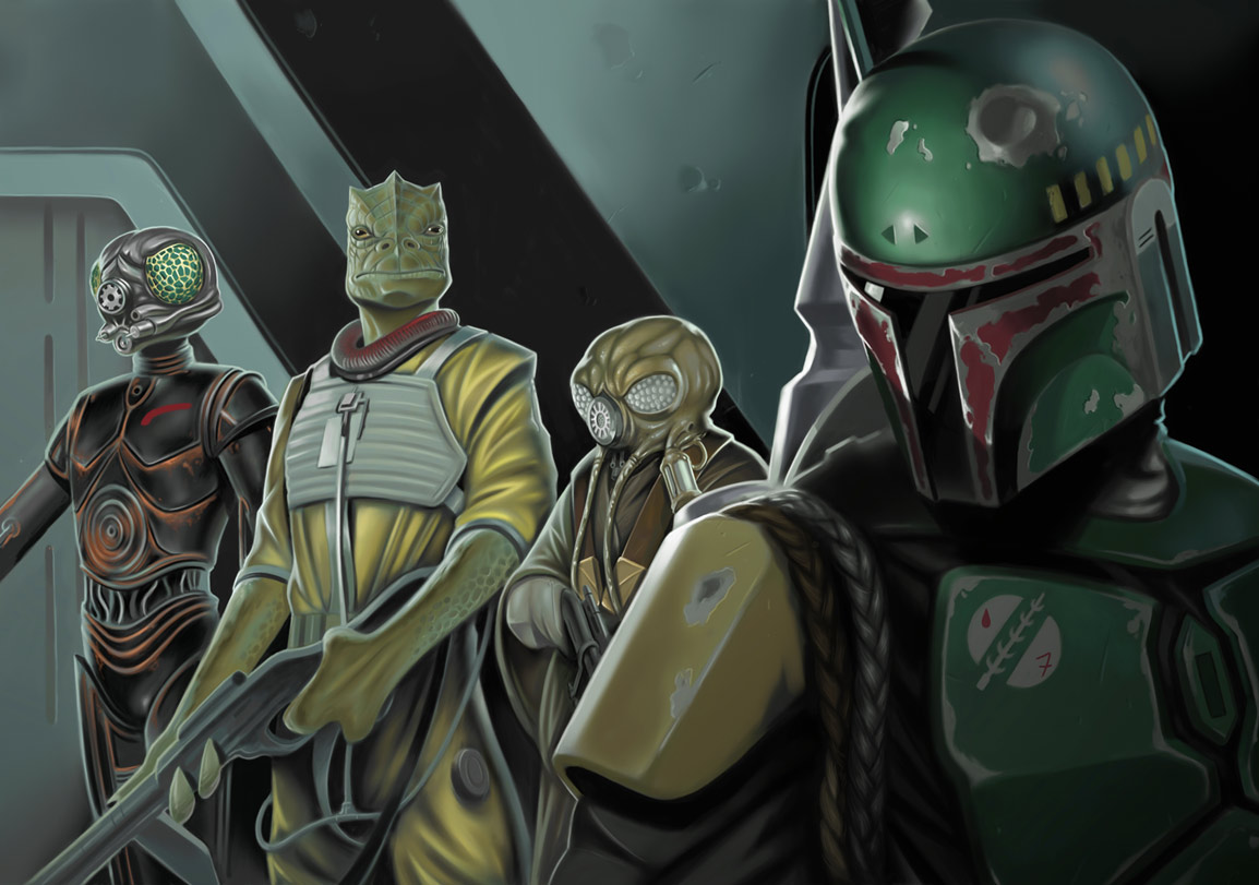 Matt Difa Limited Edition Star Wars Canvas Giclee:"Marching Orders ...