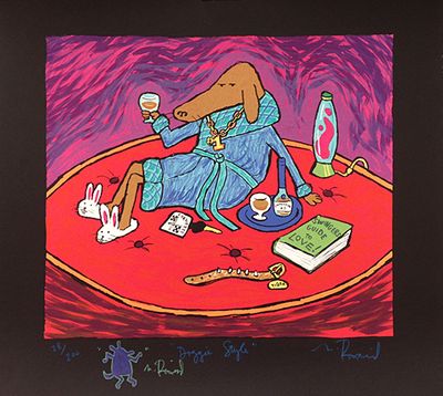 Matt Rinard Hand Signed and Numbered Limited Edition Print:"Doggie ...