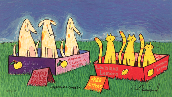 Matt Rinard Hand Signed and Numbered Limited Edition Print:"Inferiority ...