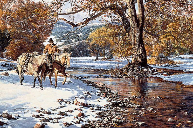 Tim Cox Artist Signed & Numbered Limited Edition Canvas:"Seasons Change ...