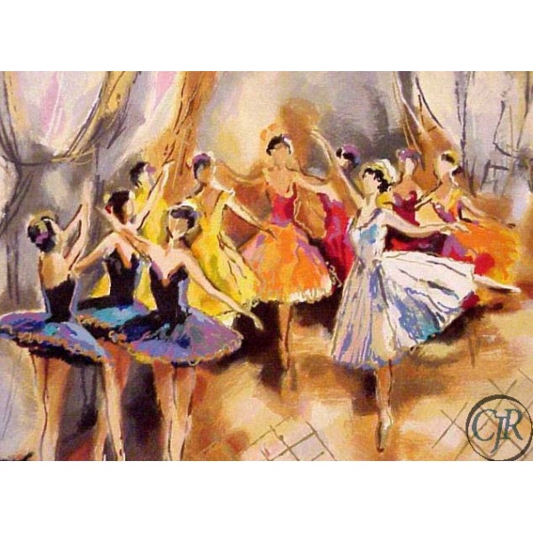 Michael Rozenvain Serigraph on paper:"Poetic Movement" - Michael Rozenvain