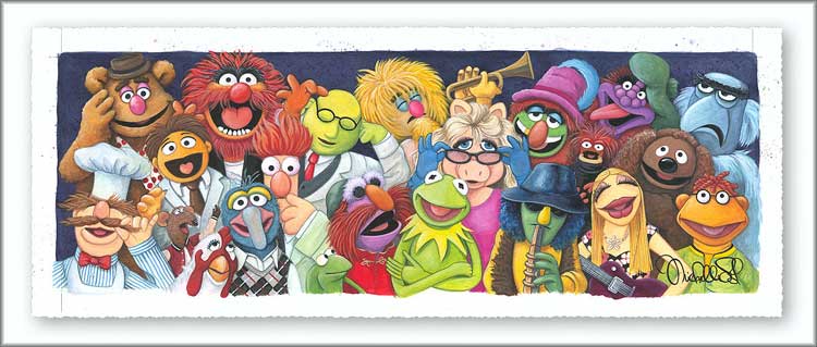 Michelle St. Laurent Muppets Limited Edition Giclee on Paper:"Back ...