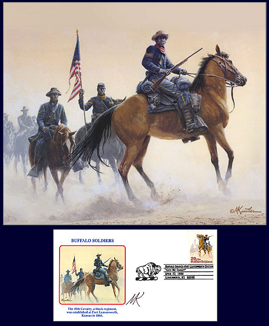 Mort Kunstler Handsigned and Numbered Limited Edition Print:"Buffalo ...