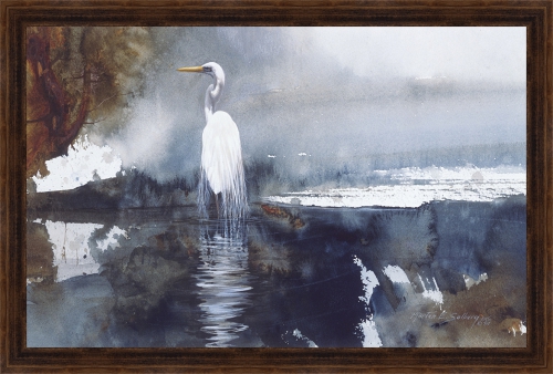 Morton Solberg 23 x 33 Canvas Giclee Art:"Dark.Waters" - Morton Solberg