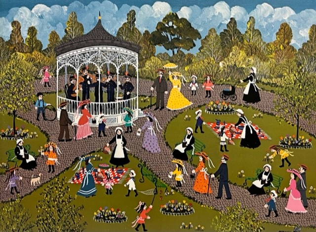 Mrs. Bee Signed by the Artist Limited Edition Paper Lithograph:"Concert ...