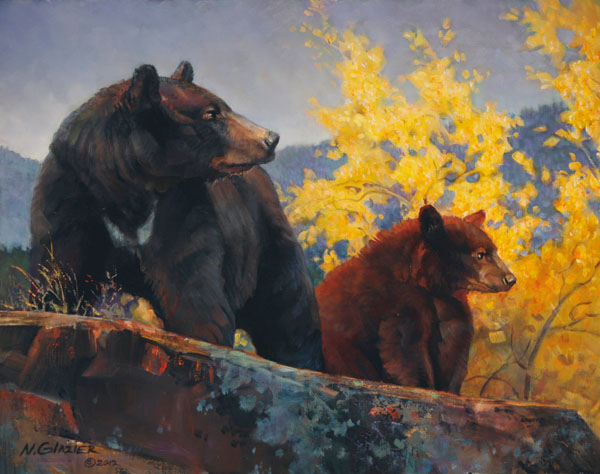 Nancy Glazier Hand Signed Open Edition Giclee on Canvas: "The Cinnamon ...