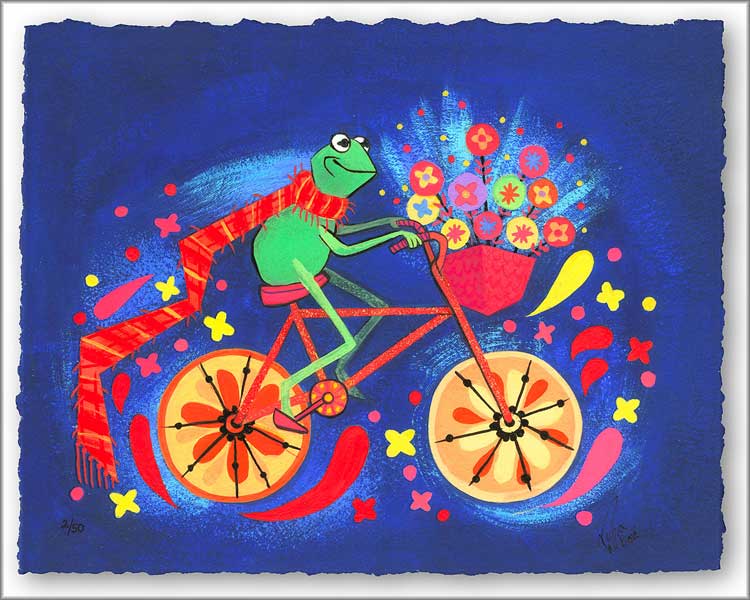 Neysa Bové Muppets Limited Edition Canvas Giclee:"Basket of Flowers ...