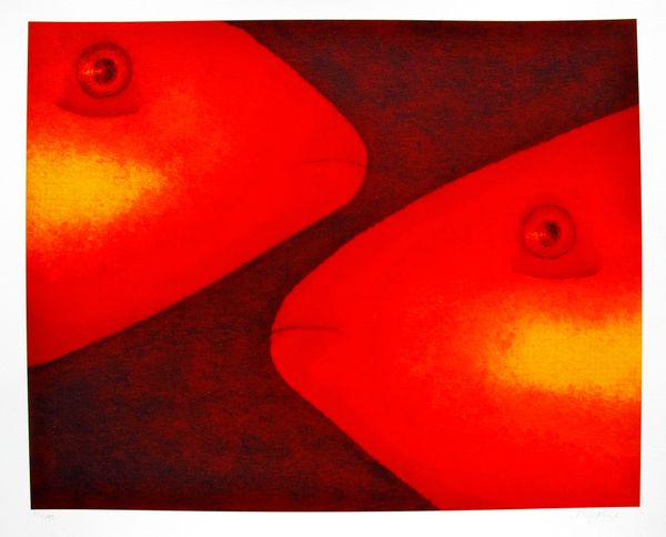 Nicola Read Hand Signed Limited Edition Giclee:"Like Fish That Pass In ...