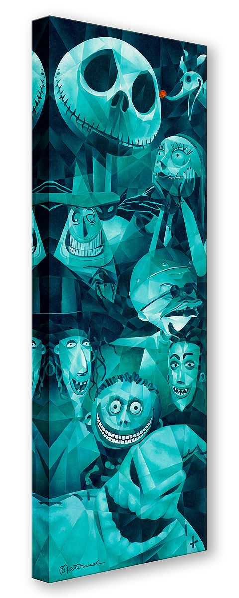 Nightmare Before Christmas Limited Edition Gallery Wrap Canvas: ''Faces ...