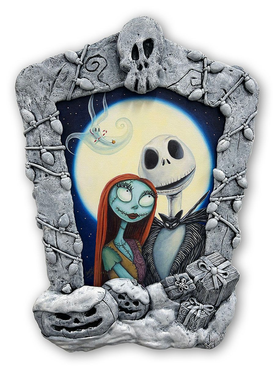 Nightmare Before Christmas Limited Edition Framed Canvas: ''Meant To Be ...