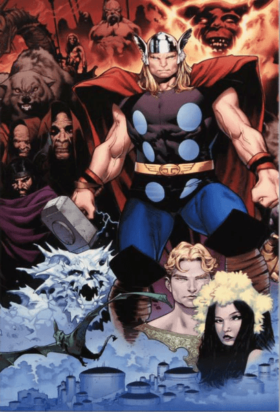 Olivier Coipel and Marvel Comics Canvas Print: "Thor Tales of Asgard #1 ...