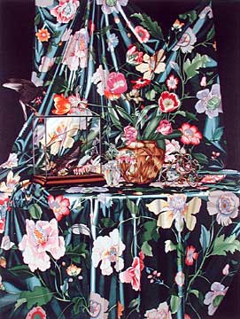 P.S. Gordon Limited Edition Serigraph on Paper: " Flora, Flora, Where's ...