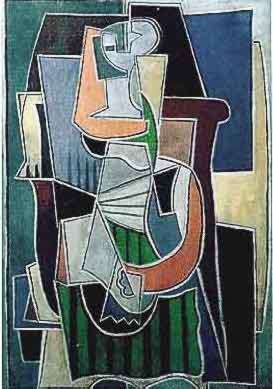 Pablo Picasso Estate Signed Giclee:"#142 Abstract" - Pablo Picasso