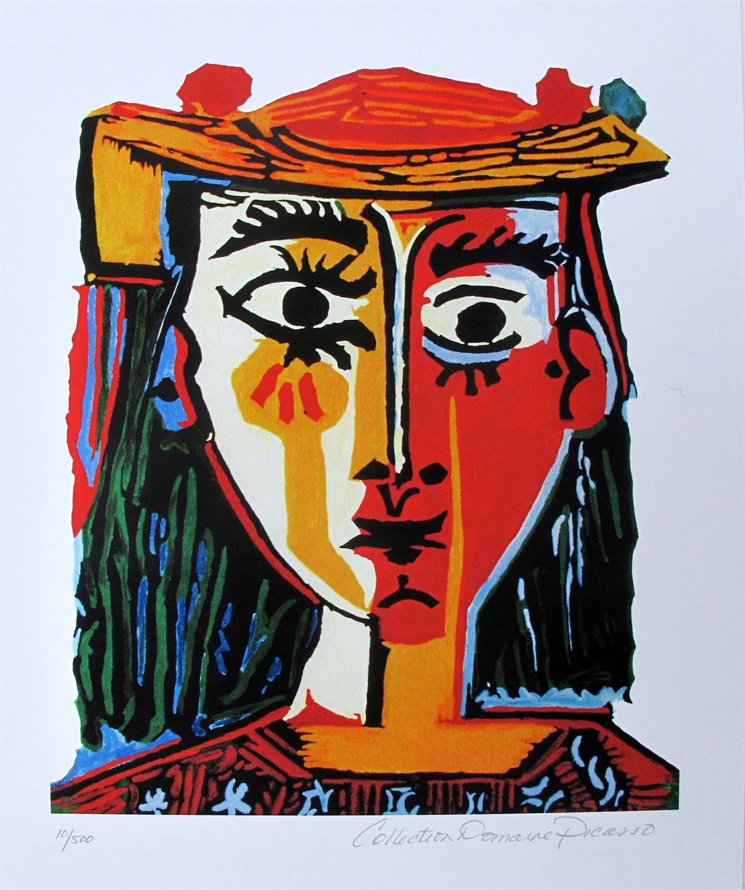 Pablo Picasso Estate Signed Limited Edition Small Giclee:"Bust Of A ...