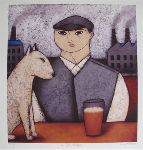 Paine Proffitt Hand Signed Limited Edition Giclee:"An English Pedigree ...
