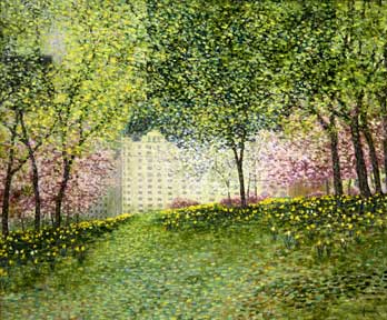 Patrick Antonelle Limited Edition Giclee on Canvas:"Daffodil Hill ...