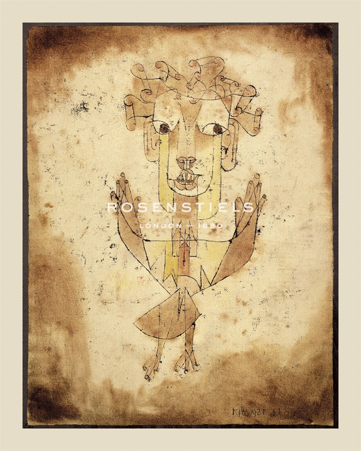 Paul Klee Hand Numbered Limited Edition Print on Paper :"Angelus Novus ...