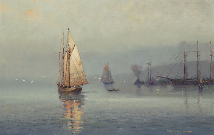 Paul Landry Open Edition Fine Art Canvas Giclée:"Sunrise" - Americana