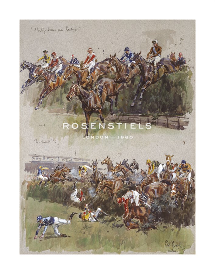 Peter Biegel Hand Numbered Limited Edition Print on Paper :"Aintree ...