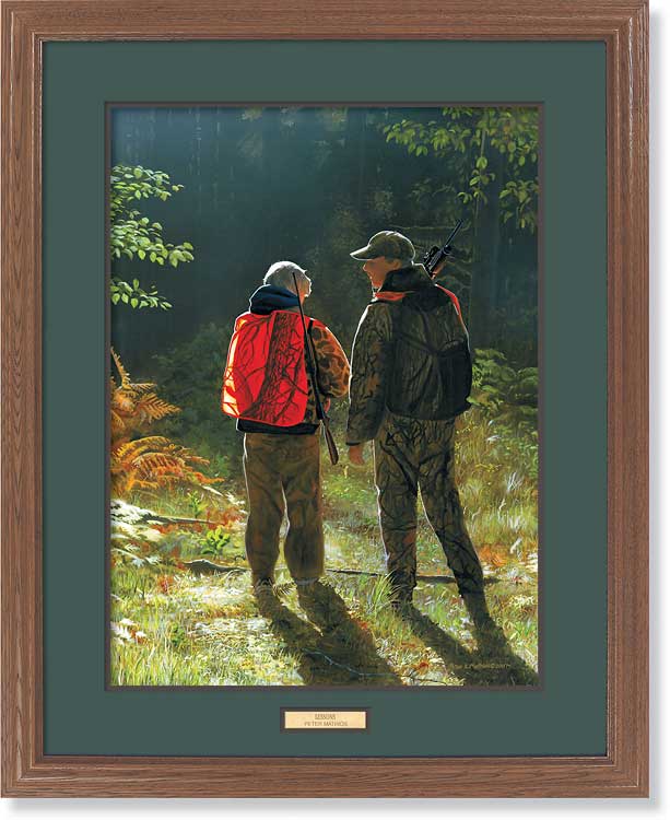 Peter Mathios Framed Open Edition Print:"Lessons" - Peter Mathios